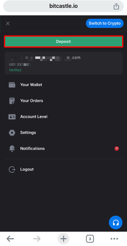 How do I make an FX deposit? – Help Center of bitcastleFX